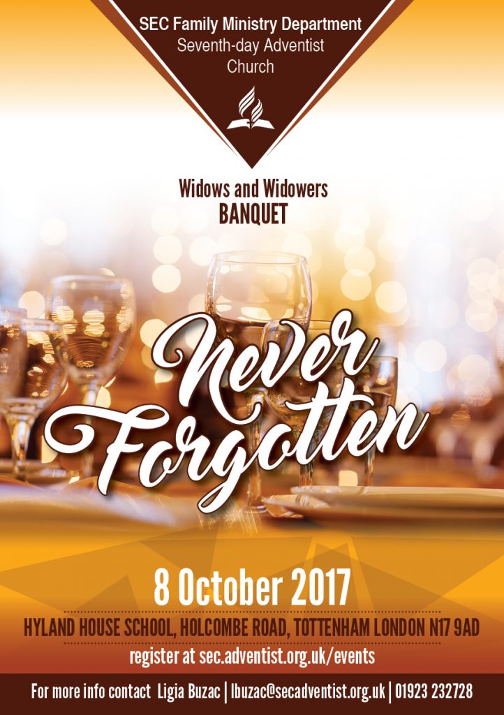 Widows & Widowers Banquet – Croydon Seventh-day Adventist Church
