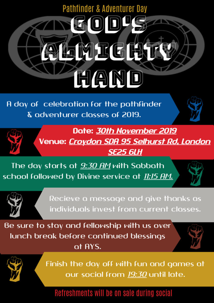 Pathfinders & Adventurers Day 2019 – Croydon Seventh-day Adventist Church