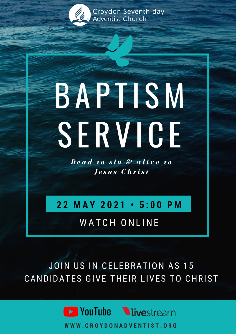 Baptism Service – Croydon Seventh-day Adventist Church