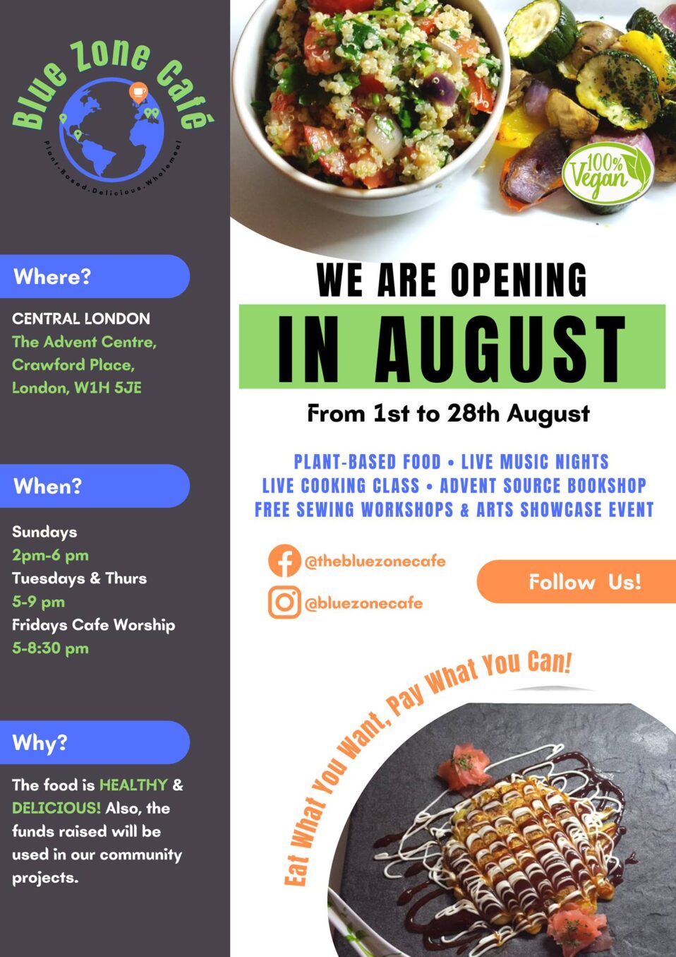 Blue Zone Café: Community Project – Croydon Seventh-day Adventist Church