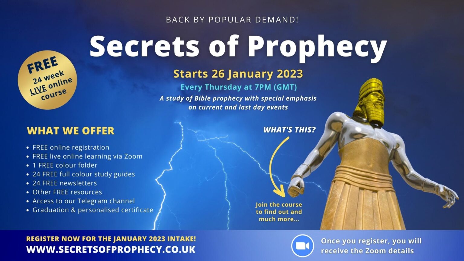 Secrets of Prophecy – Croydon Seventh-day Adventist Church