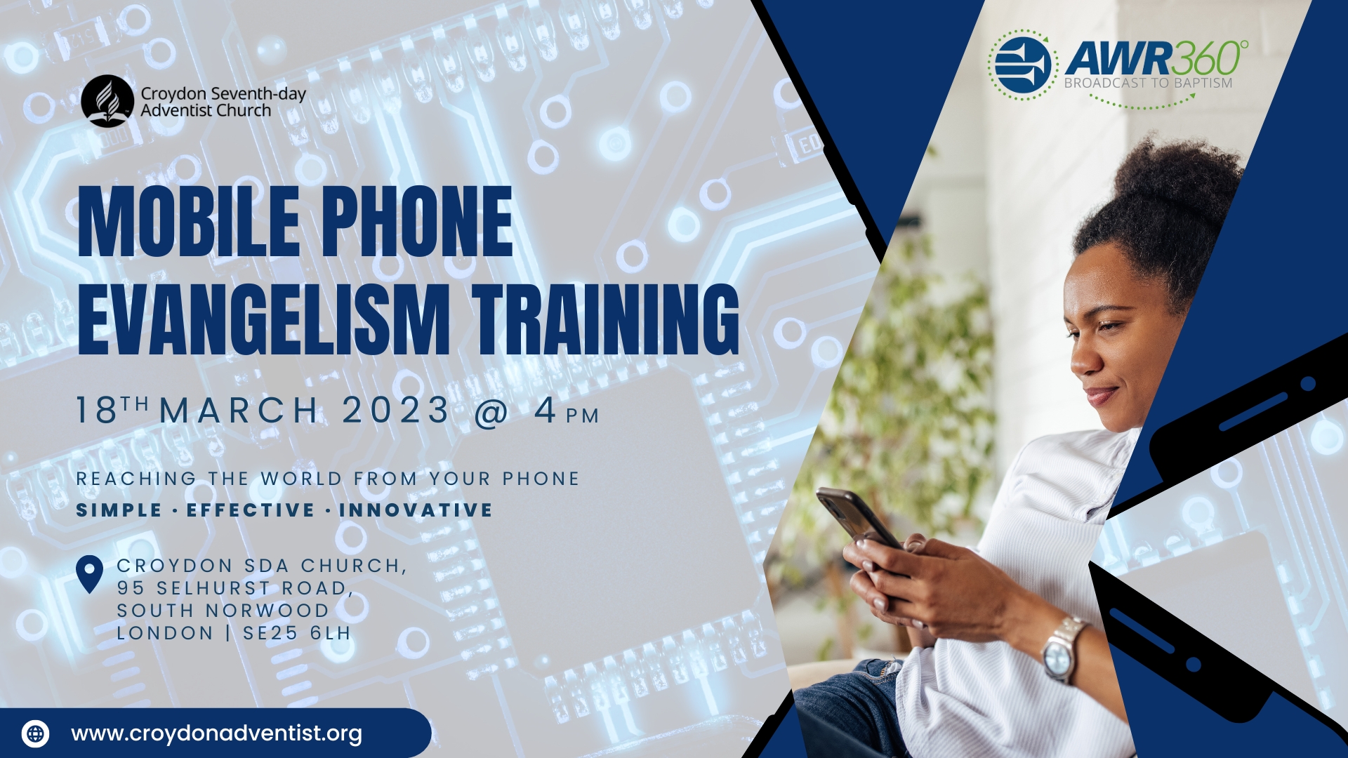 Mobile Phone Evangelism Training: Spring 2023 – Croydon Seventh-day ...