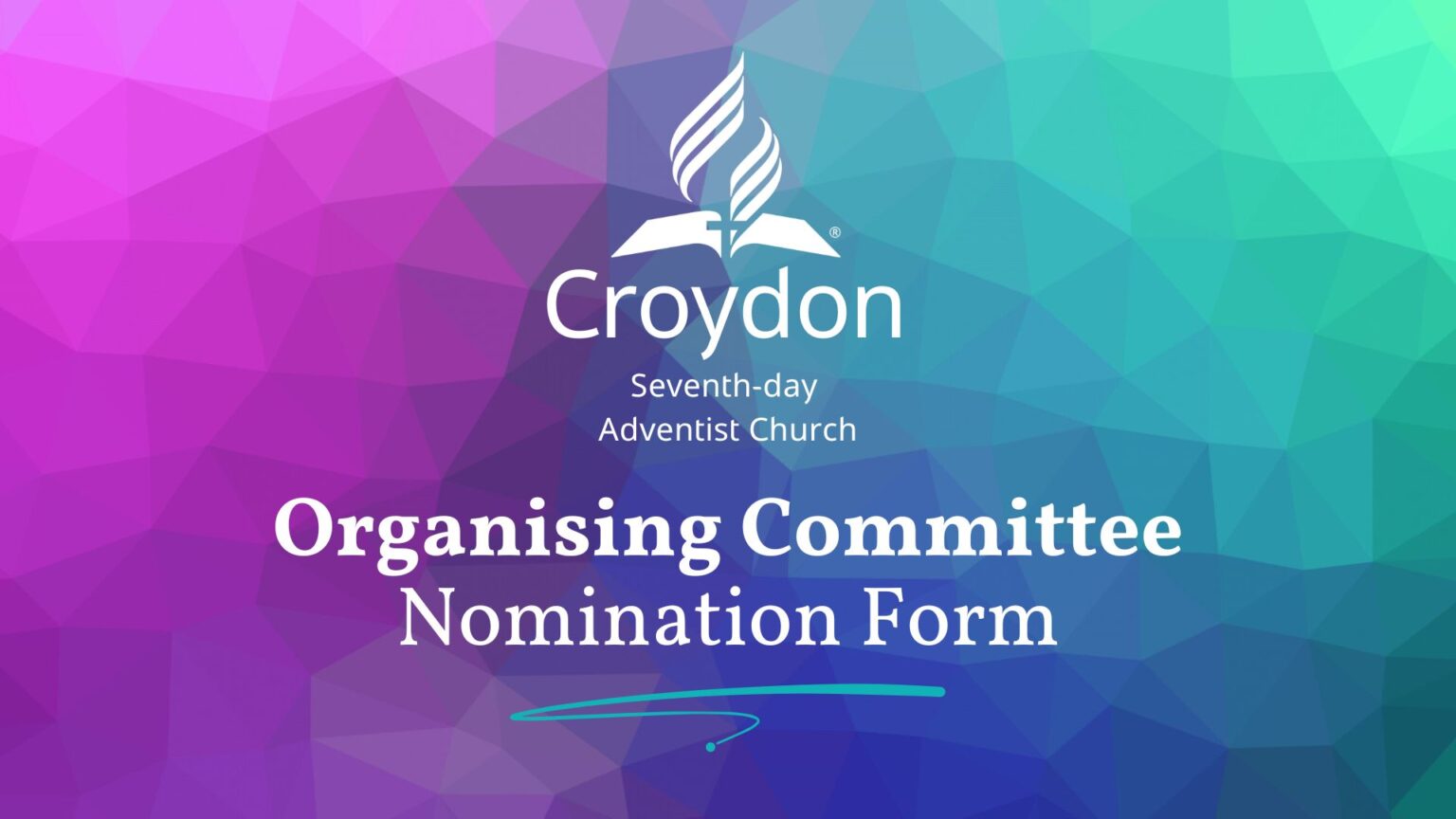 Organising Committee Nomination Form – Croydon Seventh-day Adventist Church
